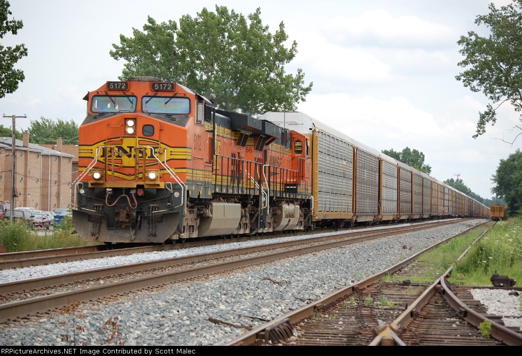 BNSF 5172 & 7756